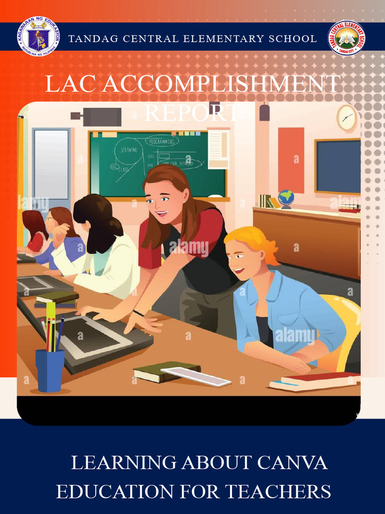 Lac Accomplishment Report - Canva TEACHER JOY | PDF | Educational Technology | Computing