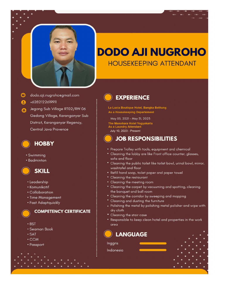 Dodo Aji Laundry | PDF