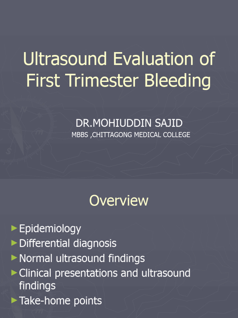 1ST Trimester Bleeding 2 | PDF | Miscarriage | Human Chorionic Gonadotropin