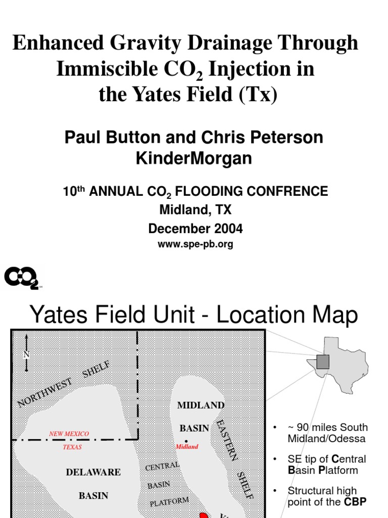 Enhanced Gravity Drainage in Yates Field Dec04 | PDF | Enhanced Oil ...