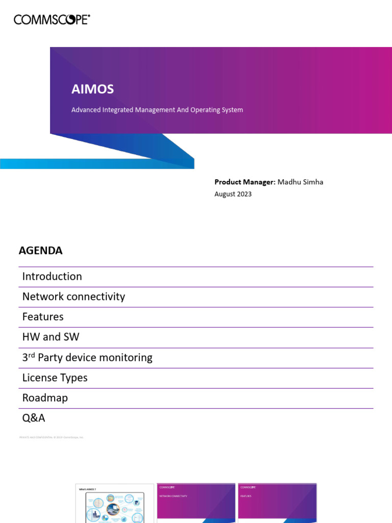 AIMOS Overview Aug 2023 Short FG | PDF | Computer Network | Server ...