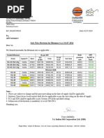 Bitumen Price List W.E.F. 01.06.2025 | PDF | Chemical Process ...