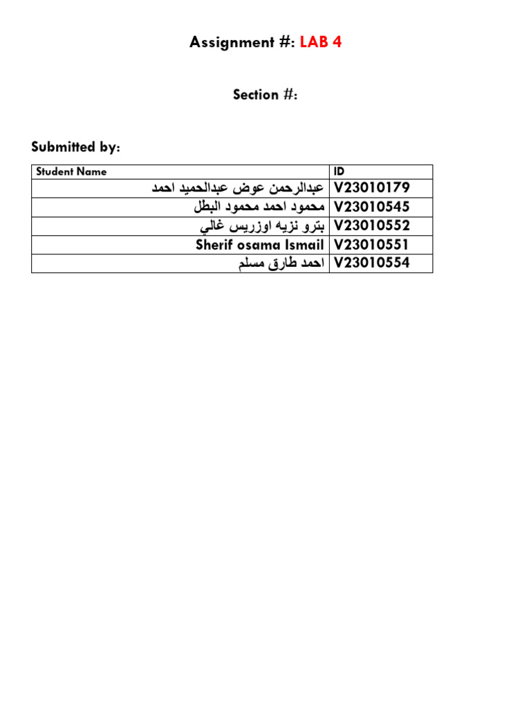 Lab 04 | PDF | Electricity | Electronic Engineering