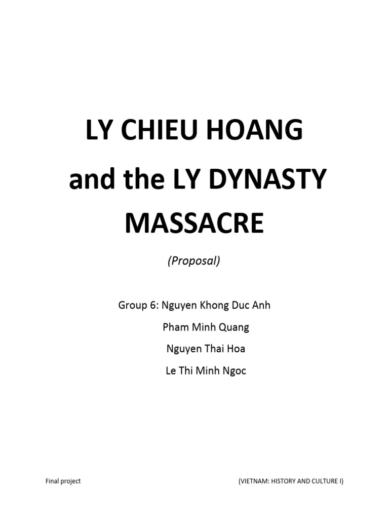 LY CHIEU HOANG and The LY DYNASTY | PDF | Vietnam