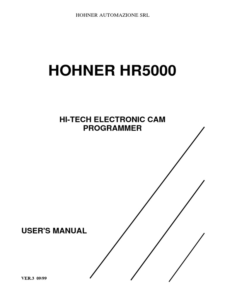 HR5000 - Manuale D Uso Ver.3ing | PDF | Menu (Computing) | Cursor (User ...