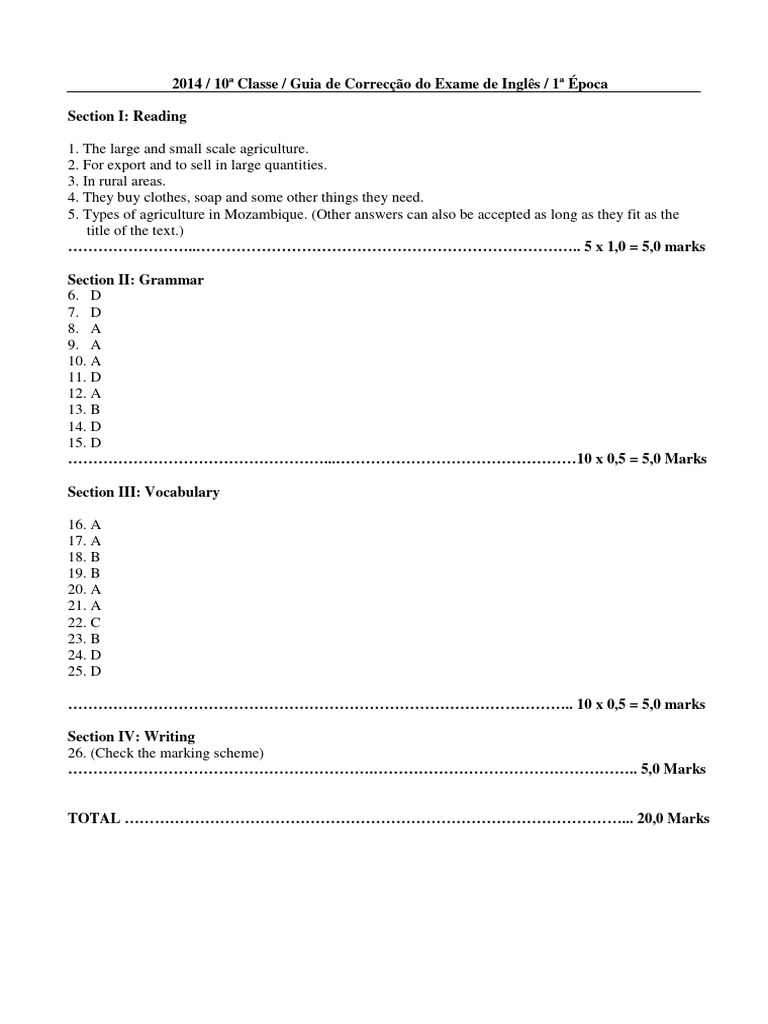 Guia Ingles 1aep. 10aclas 2014 | PDF | Grammar | Cognitive Science