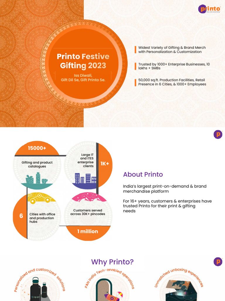 Printo - SMB Diwali Catalogue 2023.V1 Low | PDF | Drink | Chocolate