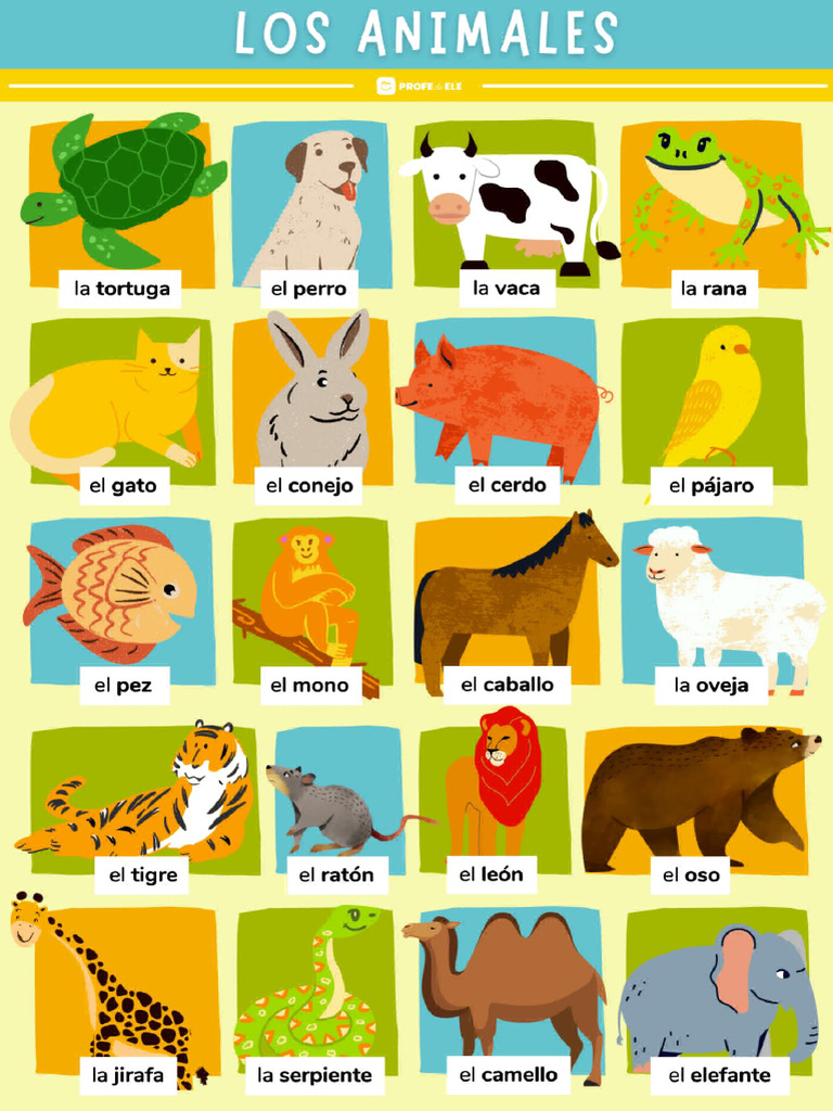 Profedeele. Animales. | Descargar gratis PDF | Organismos | Animales y ...