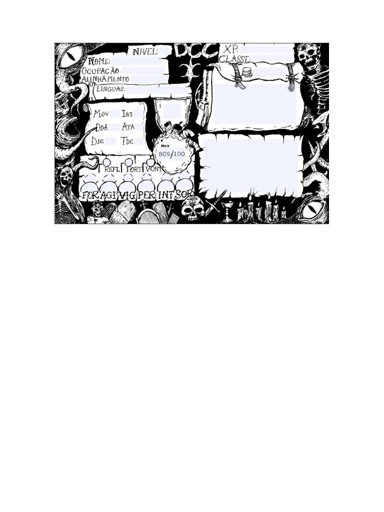 Dcc ficha rpg | PDF