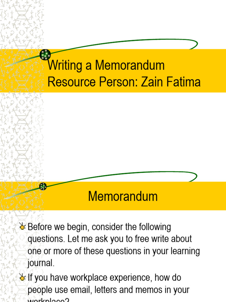 Effective Memo Writing Guide | PDF | Memorandum | Communication