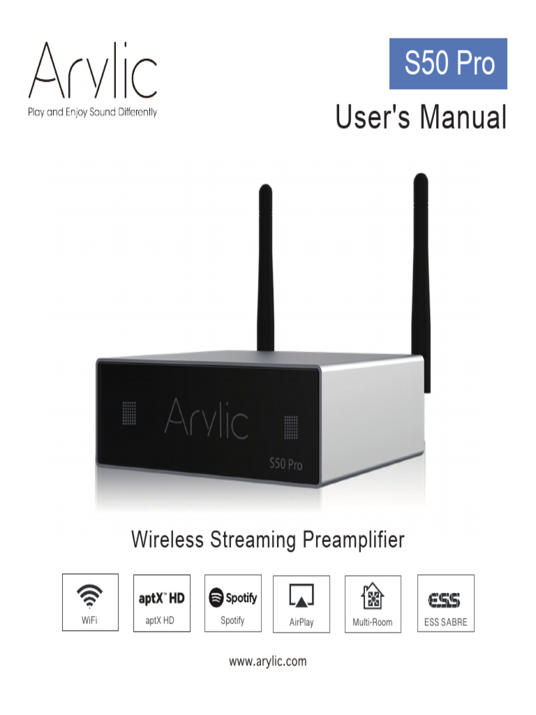 S50_Pro_Manual-en | PDF | Wi Fi | Bluetooth