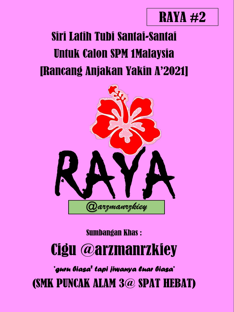 RAYA #2 - Soalan | PDF