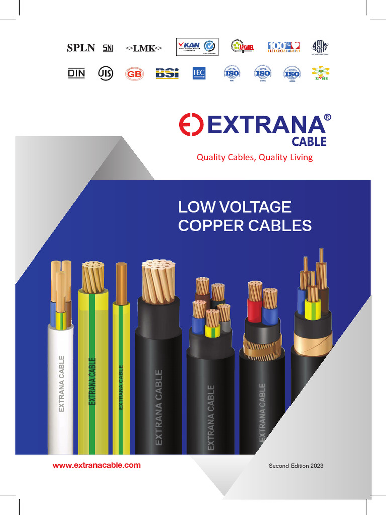 Low Voltage Copper Cables Guide | PDF | Electrical Wiring | Insulator ...