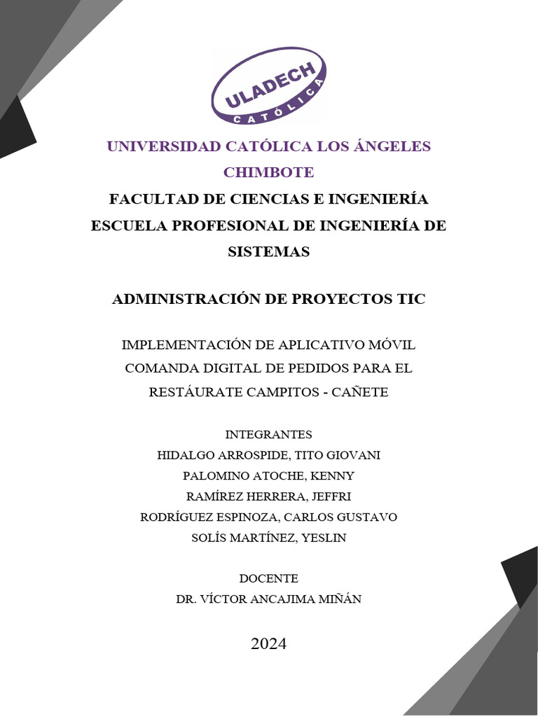 Proyecto TIC | PDF | Software | Presupuesto