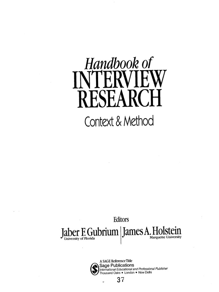 Gubrium | PDF