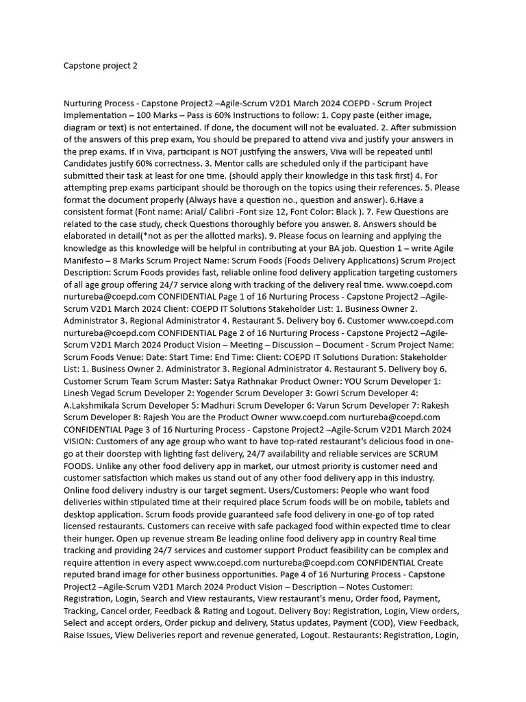 2 | PDF | Scrum (Software Development) | Computing