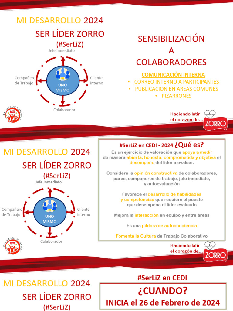 Template Presentacion Cedis Febrero 2024 | PDF | Crecimiento personal y ...