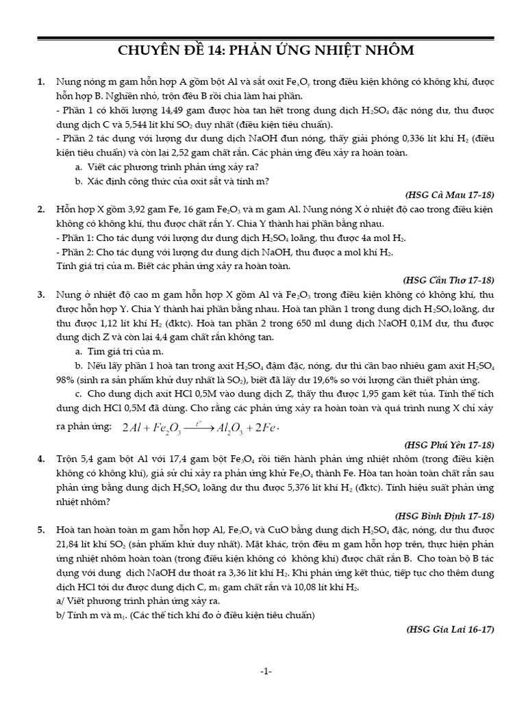 14chuyen de Phan Ung Nhiet Nhom | PDF