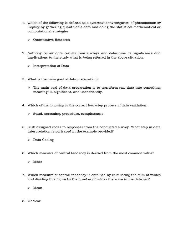 Research Methods and Data Analysis | PDF | Data | Quantitative Research