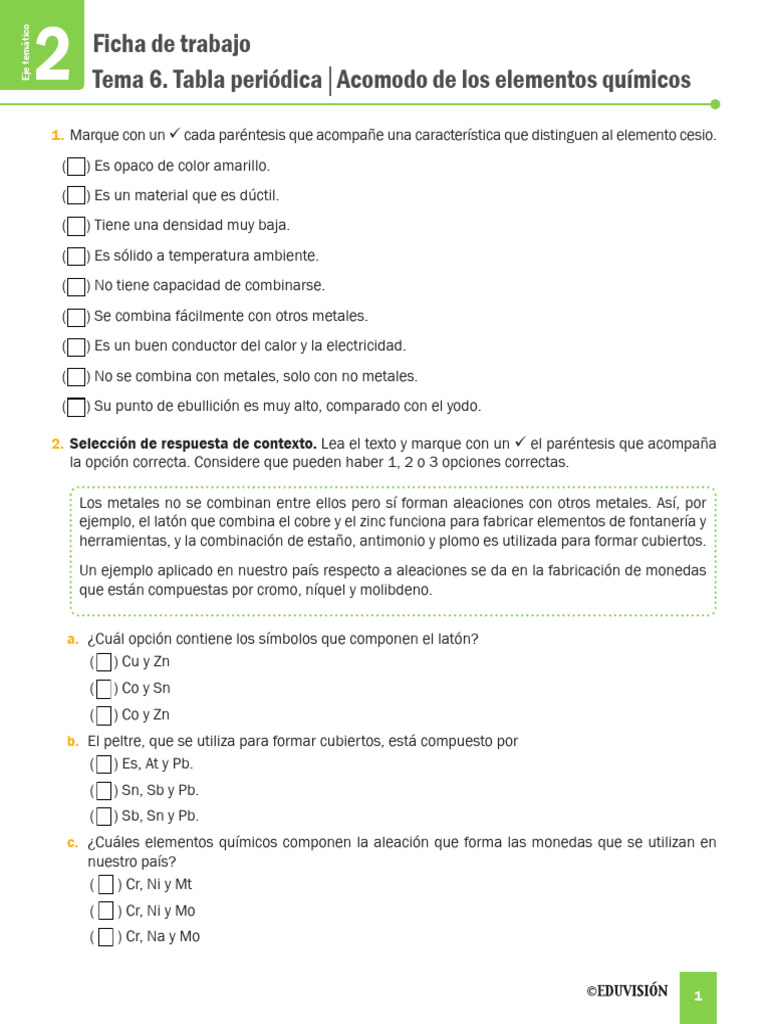 12) Tema6.Tablaperiodica Acomododeloselementosquimicos | PDF | Elementos químicos | Rieles