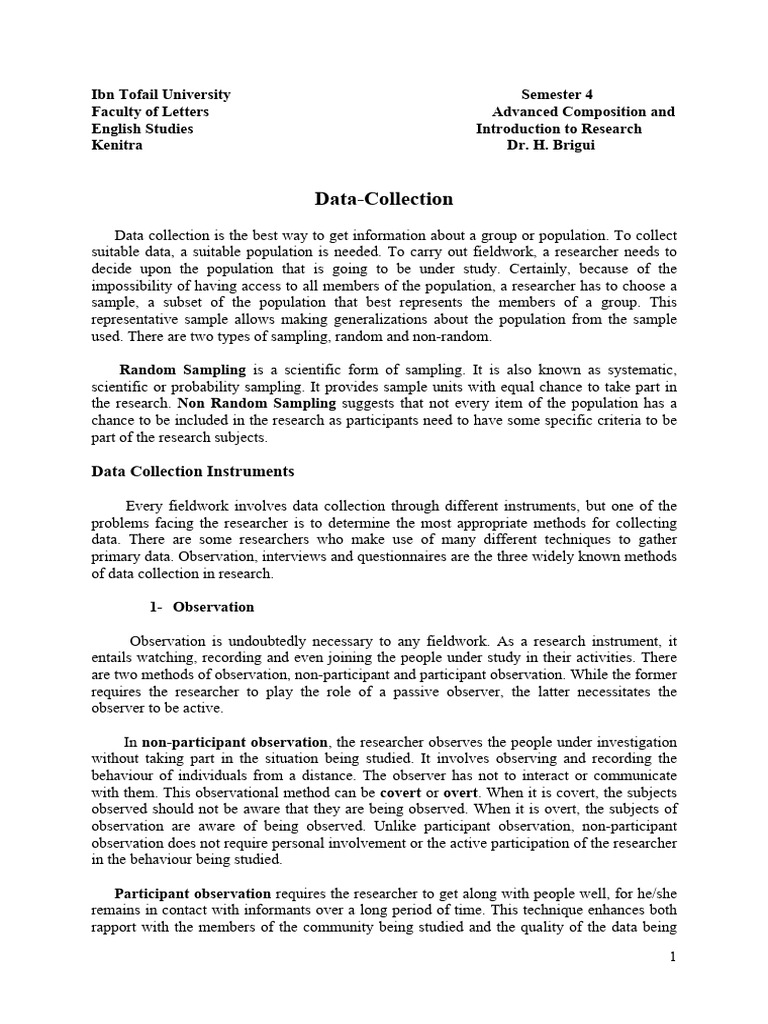 Data Collection Reference Styles Pdf Questionnaire Methodology