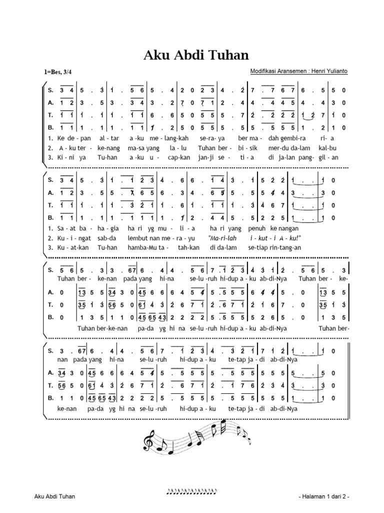 Aku Abdi Tuhan | PDF