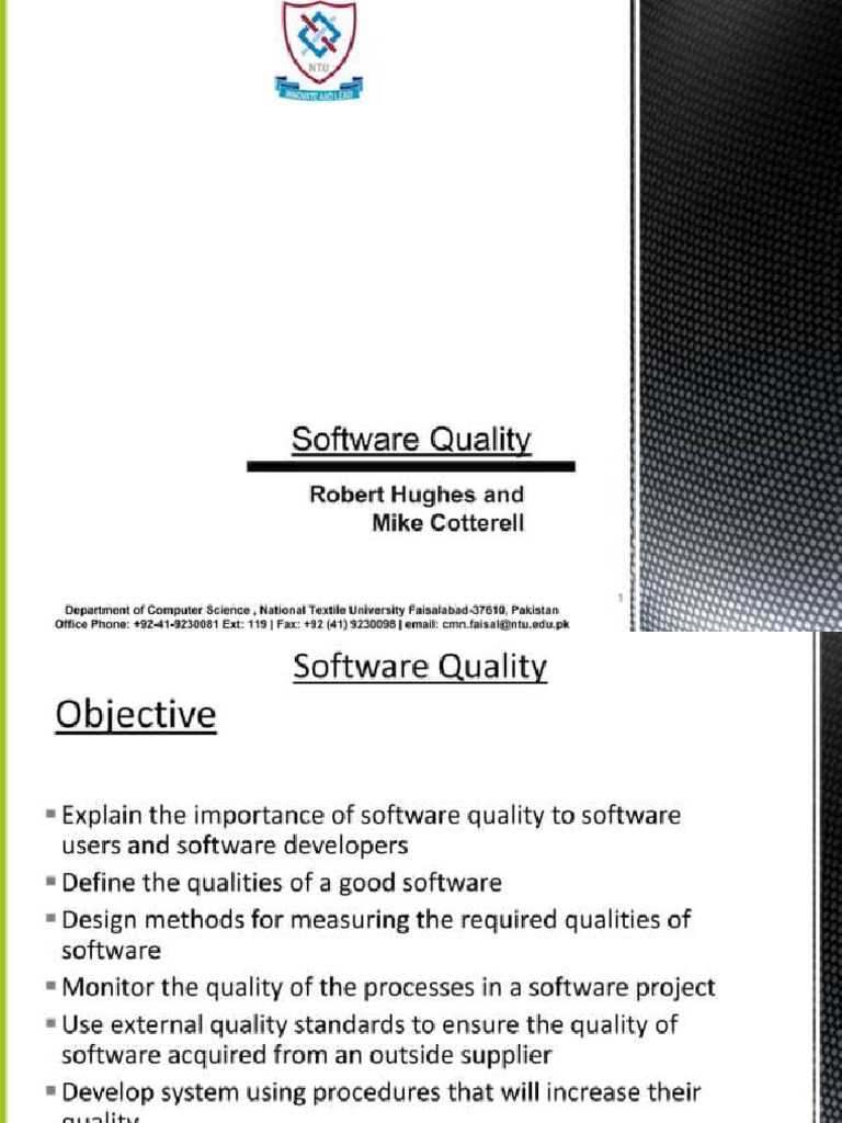 Software Quality | PDF