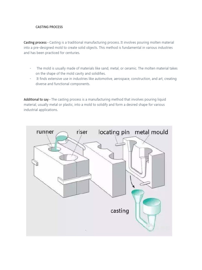 Casting Process | PDF | Casting | Metals