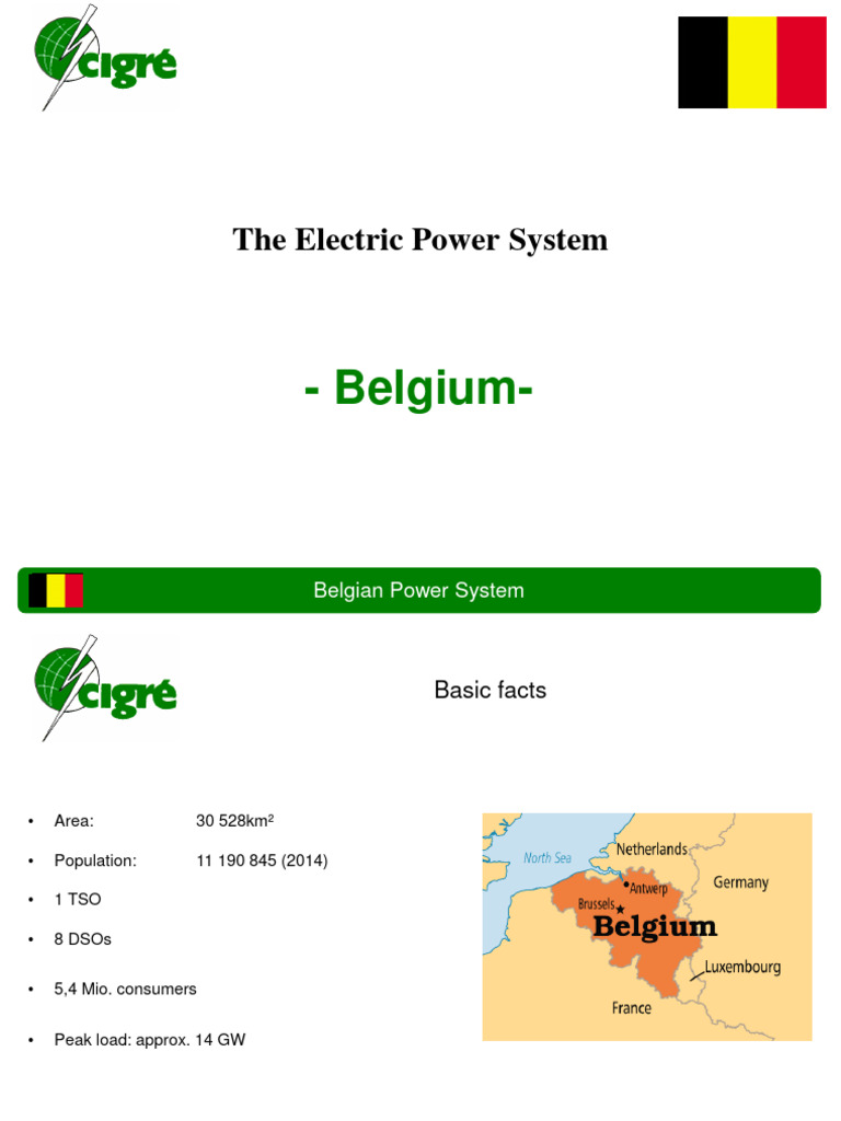 Belgium The Electric Power System | PDF | Electrical Grid | Electrical ...