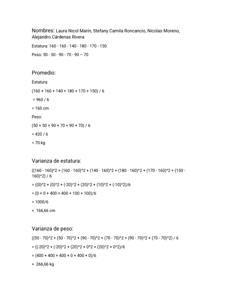 Actividad Matematicas | PDF