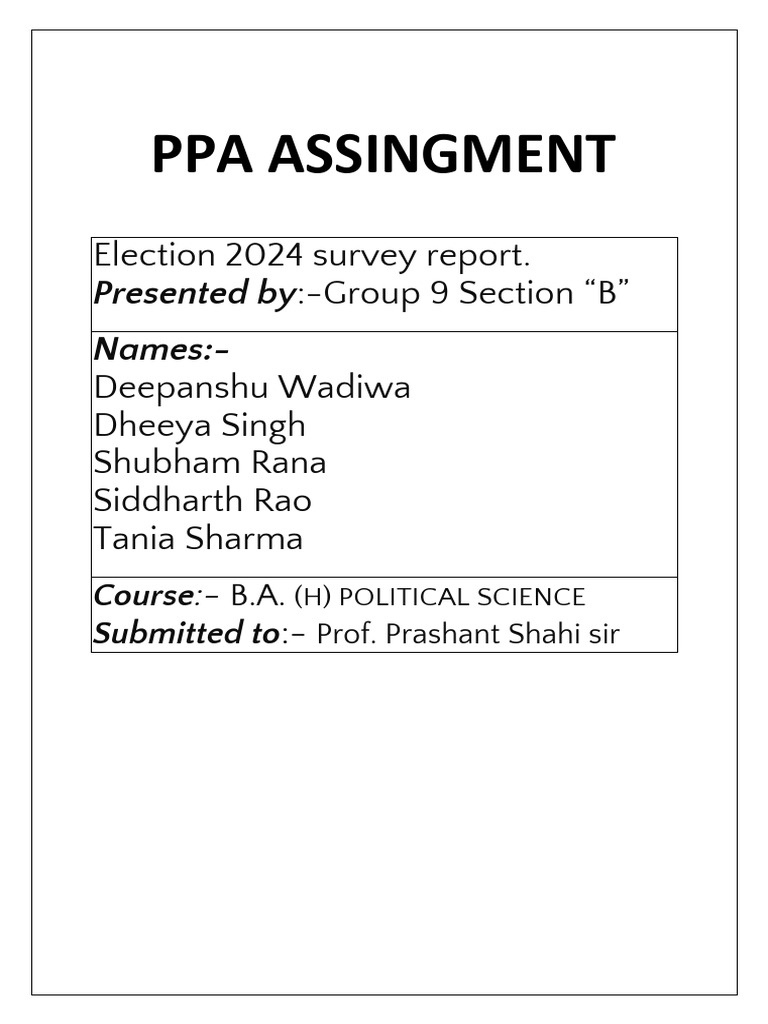 First-Time Voter Insights 2024 | PDF | Survey Methodology | Voting