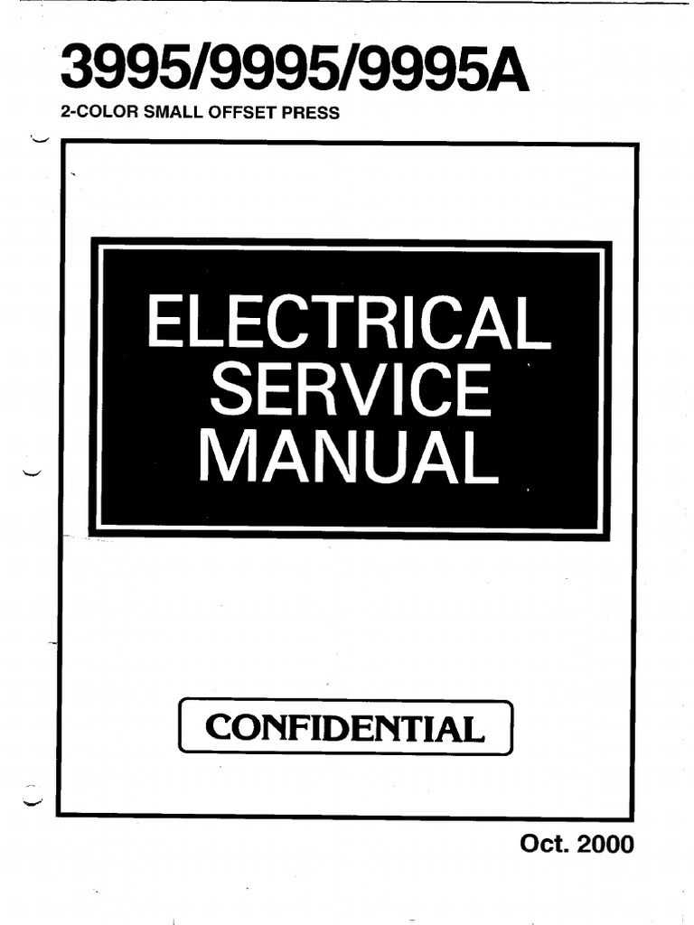 3995 Electrical Service Manual | PDF