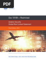 Icao Risk Context Statement | PDF | Risk | Vulnerability (Computing)