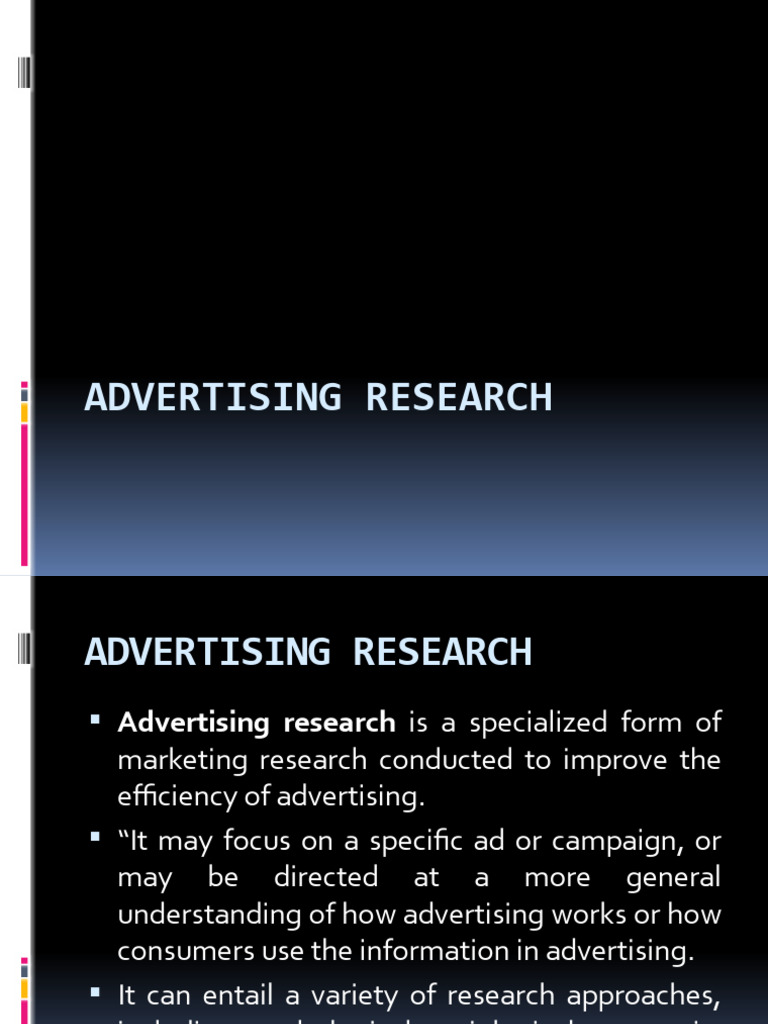 Advertising Research | PDF | Advertising | Target Audience