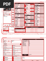 Cyberpunk Red Character Sheet Template | PDF