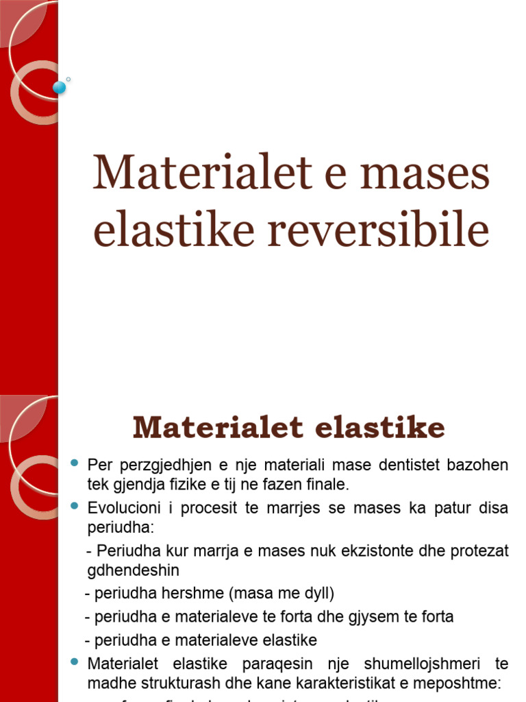 Materialet Dentare - Leksioni 3 | PDF
