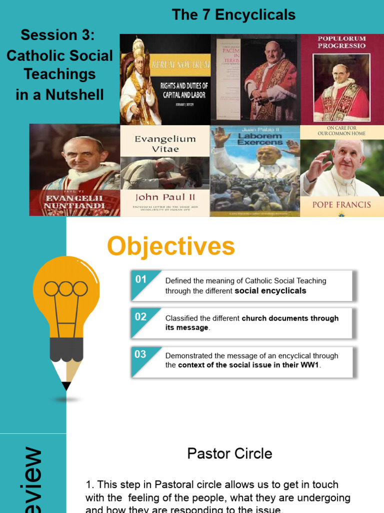 Overview of Catholic Social Teachings | PDF | Catholic Social Teaching