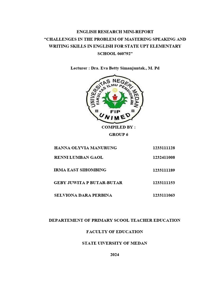 Mini Riset Bahasa Inggris - KEL 6 | PDF | Expert | Learning