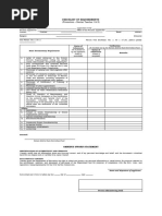 Teacher I Application Requirements Checklist | PDF | Authentication