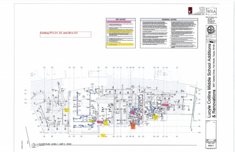 Lucille Collins AC-7 Mech Floor Plan DWGS | PDF