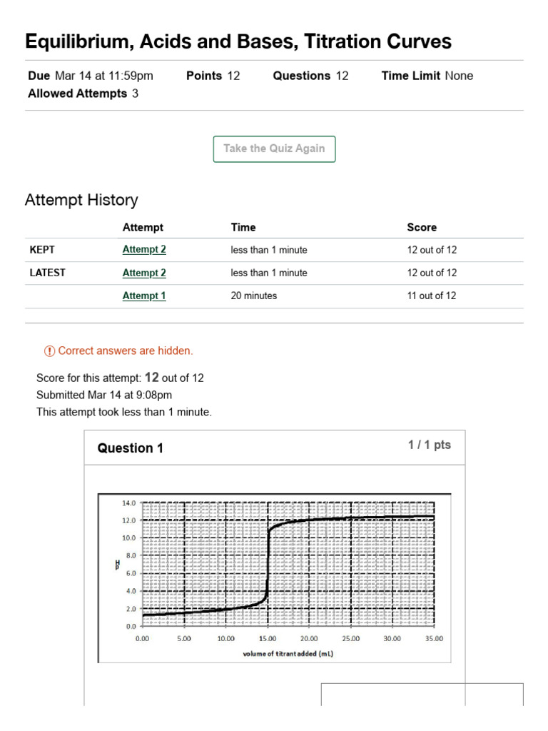 Equilibrium Acids and Bases Titration Curves 1222 BIOKMAN N04B ...