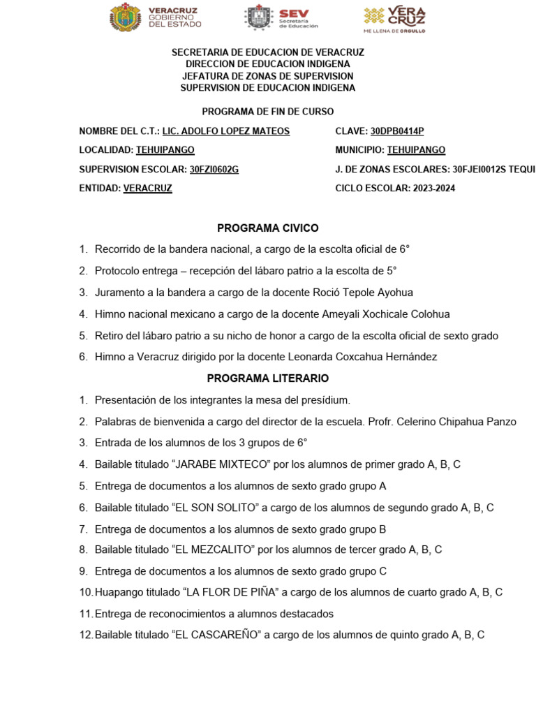 Programa Civico | PDF