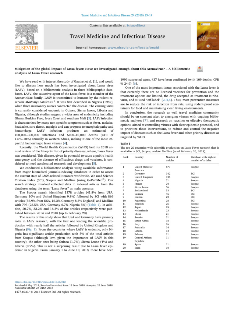 Mitigation of The Global Impac | PDF | Virology | Animal Diseases