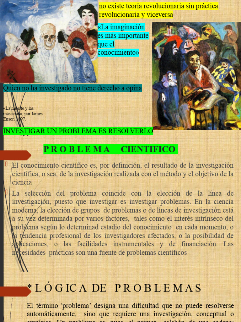 El Problema Cientifico | PDF