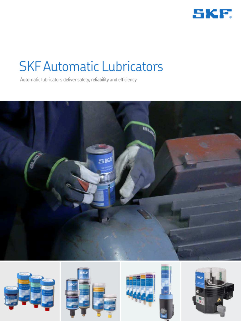 Benefits of SKF Automatic Lubricators | PDF | Bearing (Mechanical ...