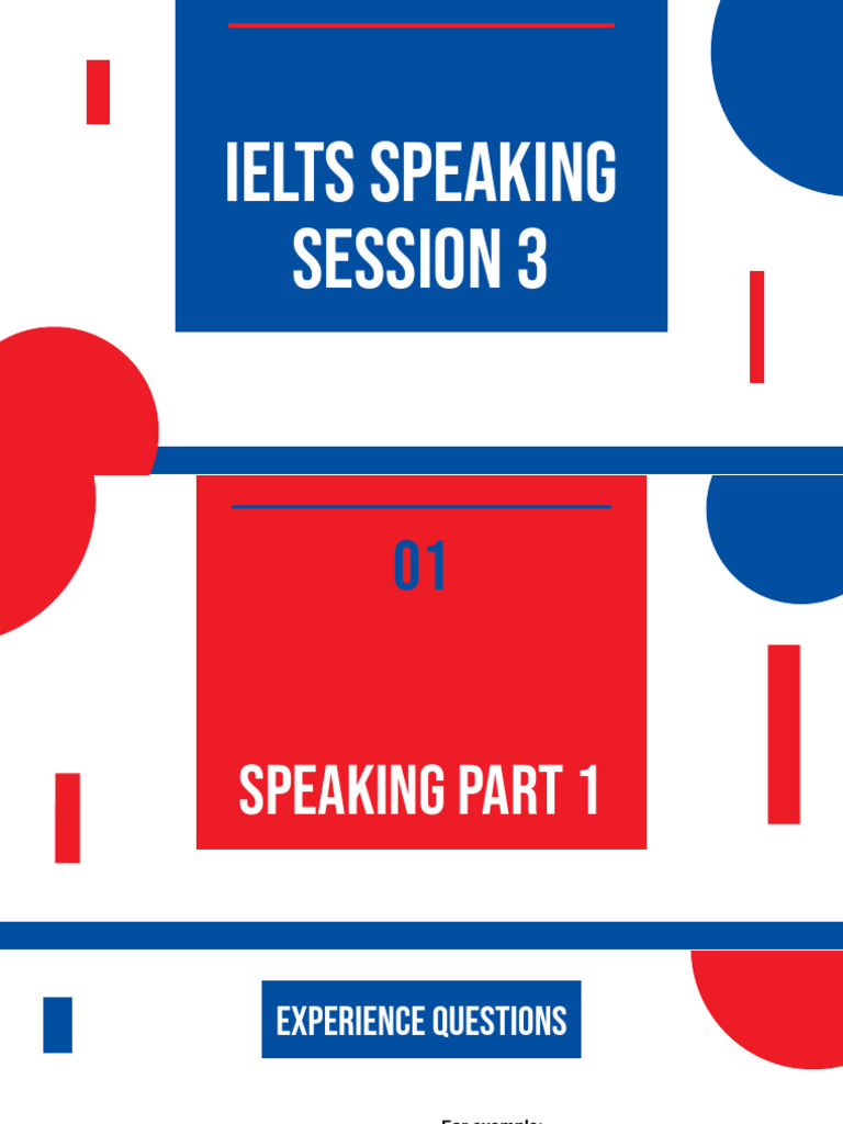 (Level C) IELTS Speaking Lesson 3 | PDF | Learning | Experience