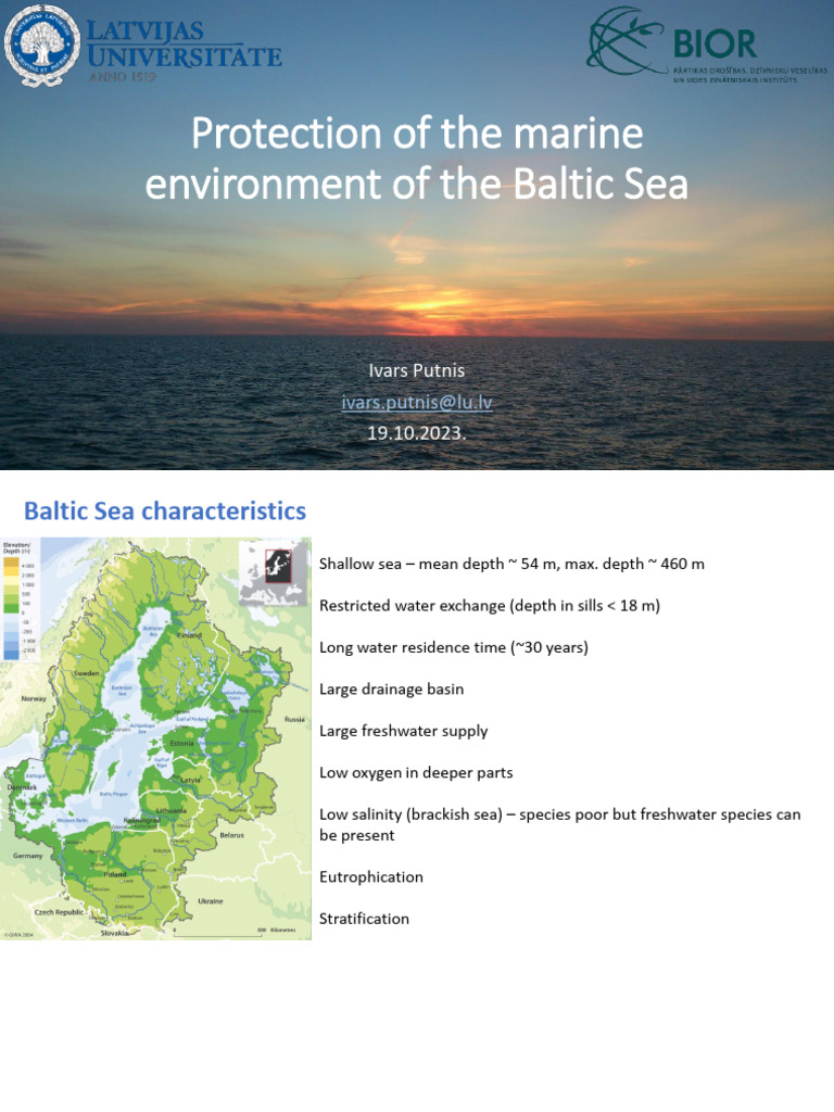 Protection of The Marine Environment of The Baltic Sea - 2023 - Putnis ...