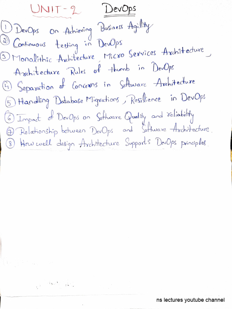 Devops Complete Unit 2 | PDF | Systems Architecture | Software Development