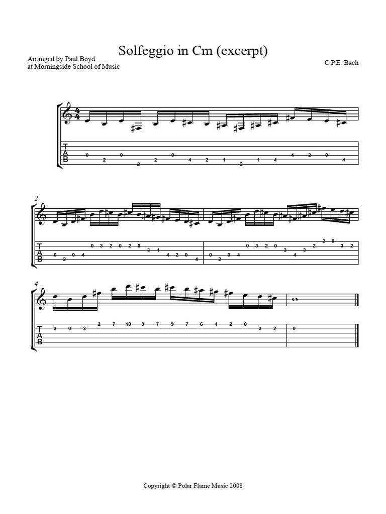 Solfeggio-excerpt | PDF