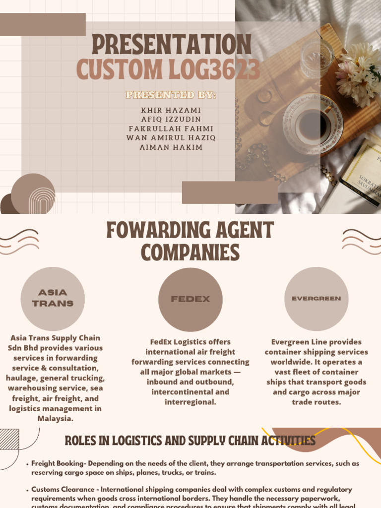 CUSTOMS PRESENTATION | PDF | Cargo | Freight Transport